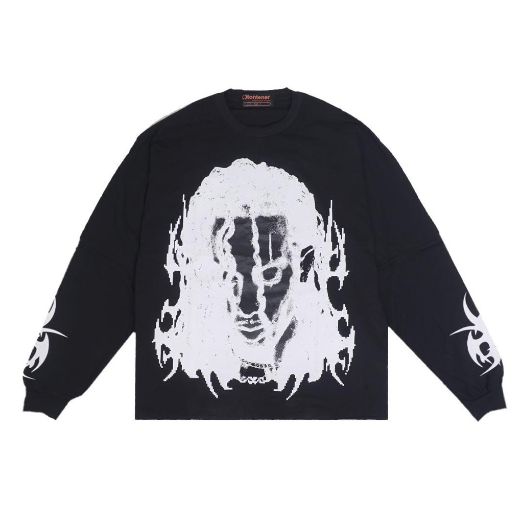 Jual KKONTENER PLAYBOI CARTI "SEE YUH" OVERSIZE LONGSLEEVE BLACK ...