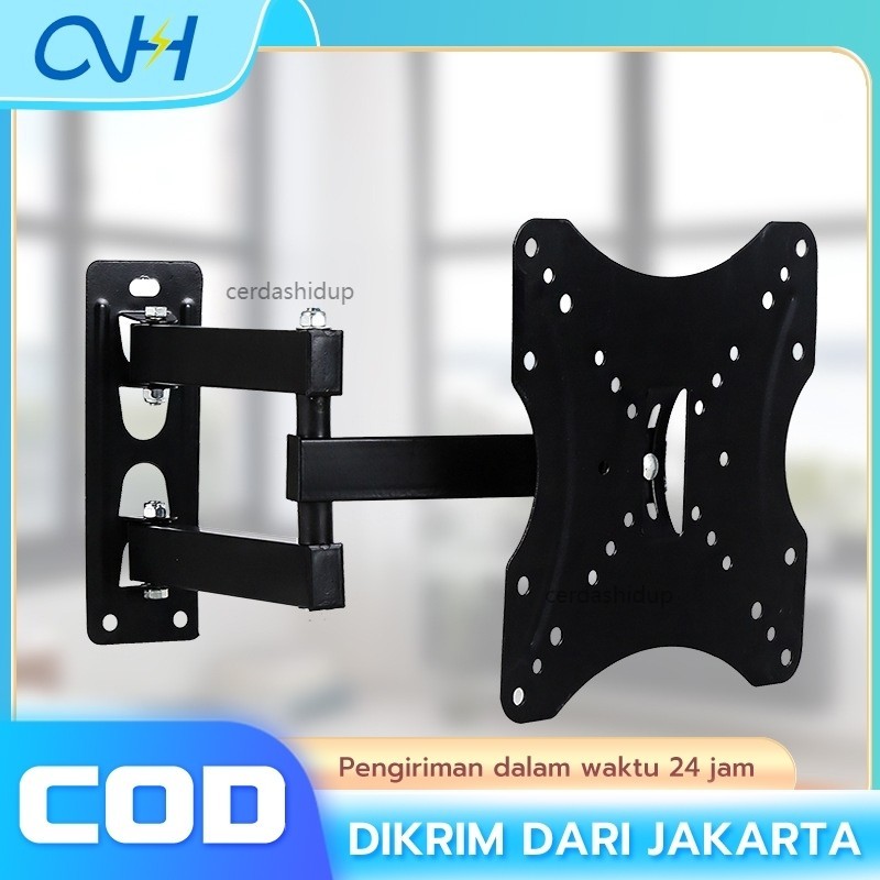Jual Bracket TV LED LCD 32 40 43 55 50 42 49 Inch Dijamin Cocok 32 - 55 In 6 Arah Universal ...