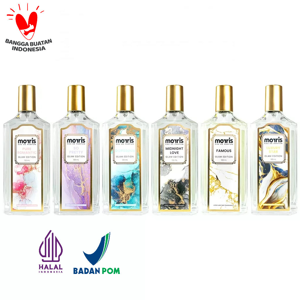 Jual [Terlaris] Morris Parfum Wanita EDP Glam Edition 100ml (WAJIB EXTRA BUBBLE) | Shopee Indonesia
