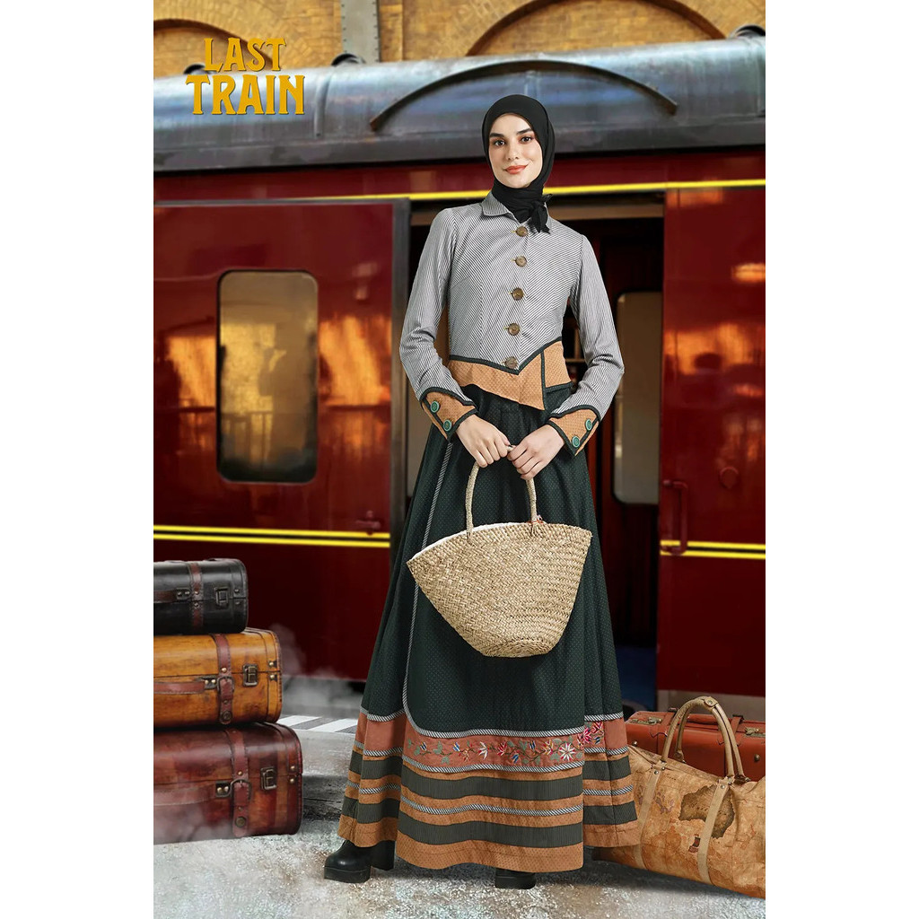 Jual TUNEECA Gamis The Explorer T-0624010 By Tuneeca Last Train ...