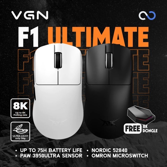 Jual VGN VXE ATK F1 / F-1 Pro Max Blazing Sky 8K Wireless Light Weight ...