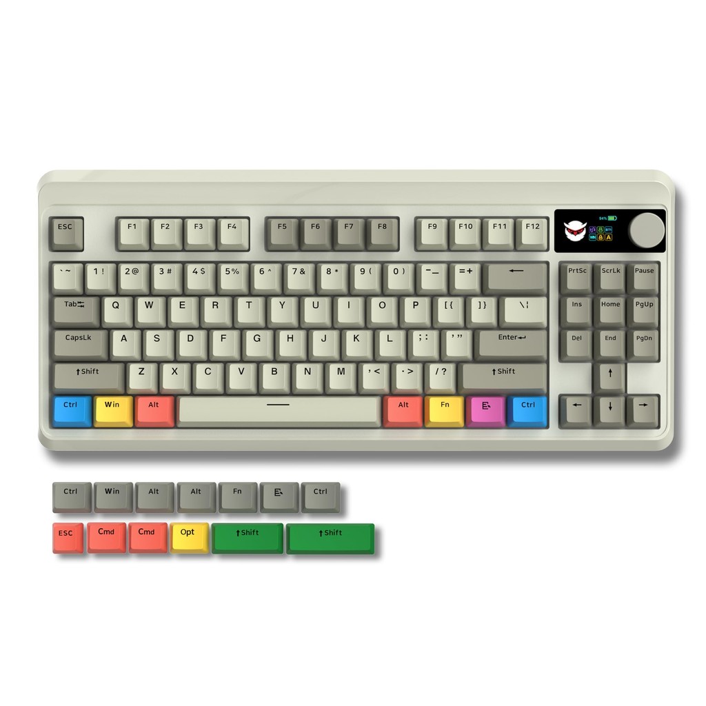 Jual M87 Pro Hot-Swap Mechanical Keyboard Bluetooth/2.4GHz /USB-C Retro ...