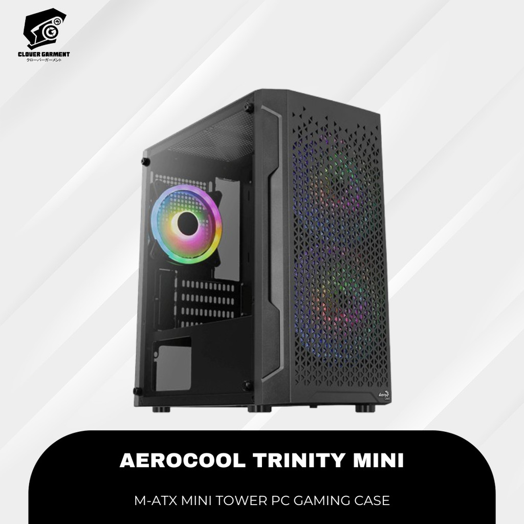 Jual Aerocool Trinity MIni M-ATX Casing PC Case Gaming Mini Tower ...