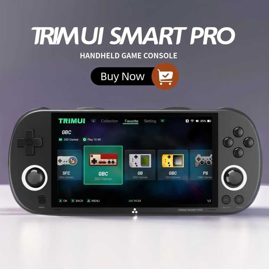 Jual TRIMUI Smart Pro Handheld Game Players 4.96'' IPS Screen Portable ...