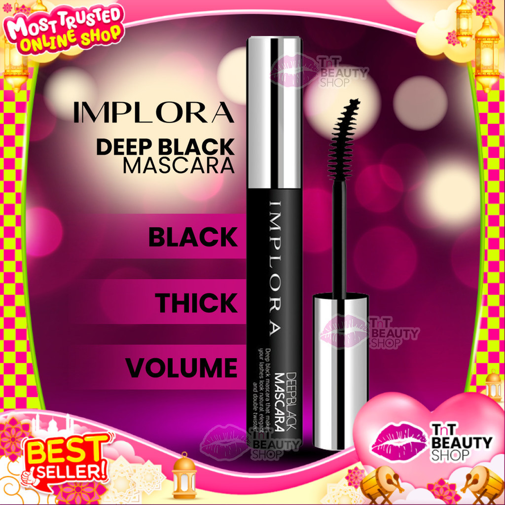 Jual IMPLORA Deep Black Mascara Black BPOM | Maskara Implora - Tnt ...