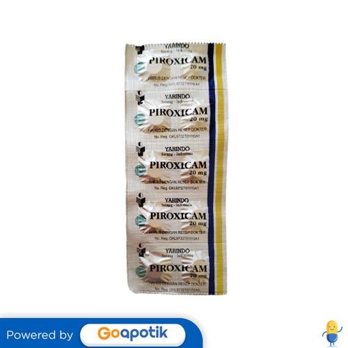 Jual Piroxicam Yarindo 20 Mg Strip 10 Tablet | Shopee Indonesia
