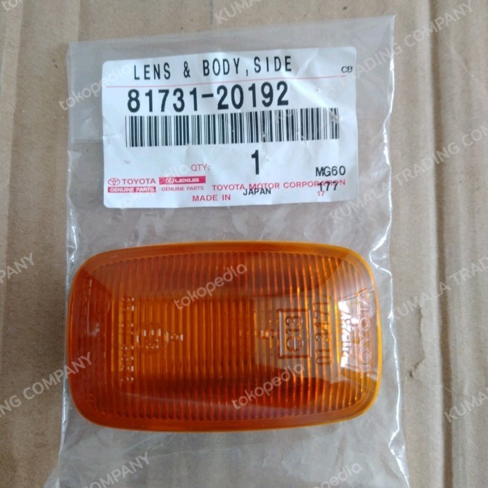 Jual lampu sein fender vx100 land cruiser body only 81731-20192 ORI ...