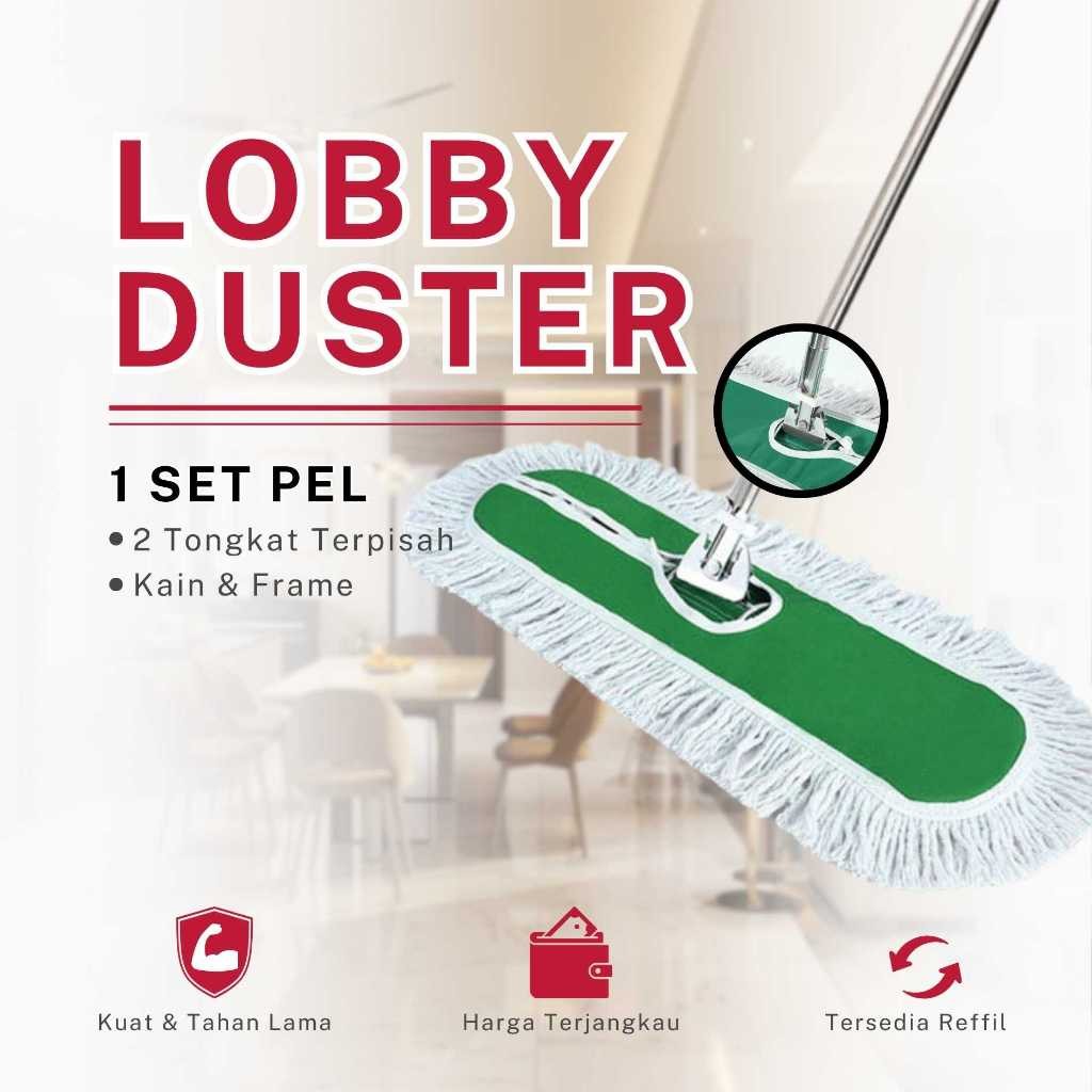 Jual Lobby duster full set sapu lobby pel debu lantai masjid , bandara ...