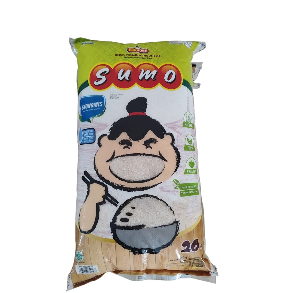 Jual Beras Sumo Kemasan Hijau 20kg | Shopee Indonesia