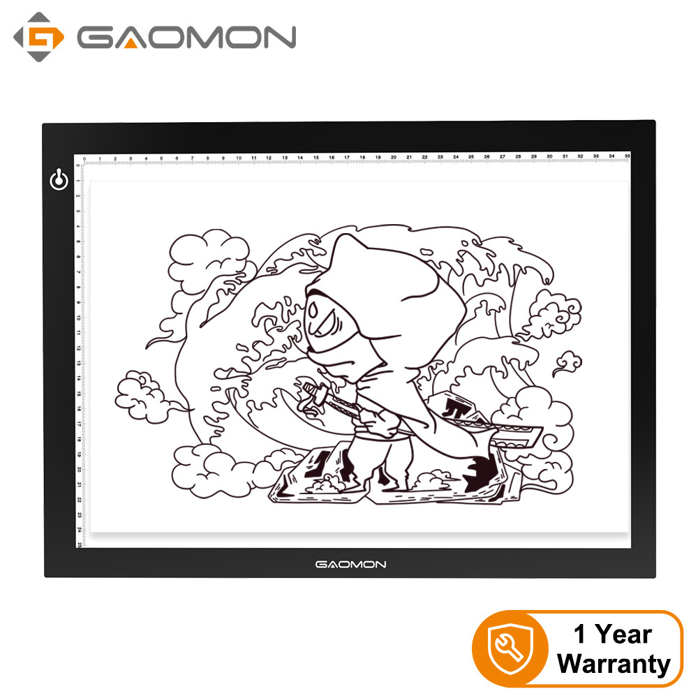 Jual GAOMON GB4 5MM Ultra-Thin LED Light Pad BoxTattoo Tracing Board ...