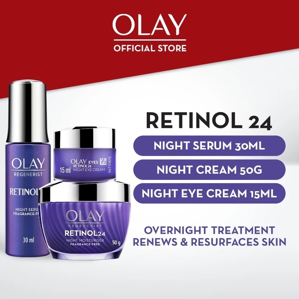 Jual Olay Regenerist Anti Aging Moisturizer Brand Box - Retinol 24 ...