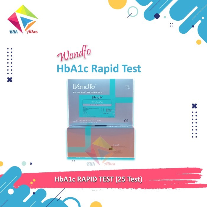 Jual WONDFO HbA1c RAPID TEST (25 TEST) | Shopee Indonesia