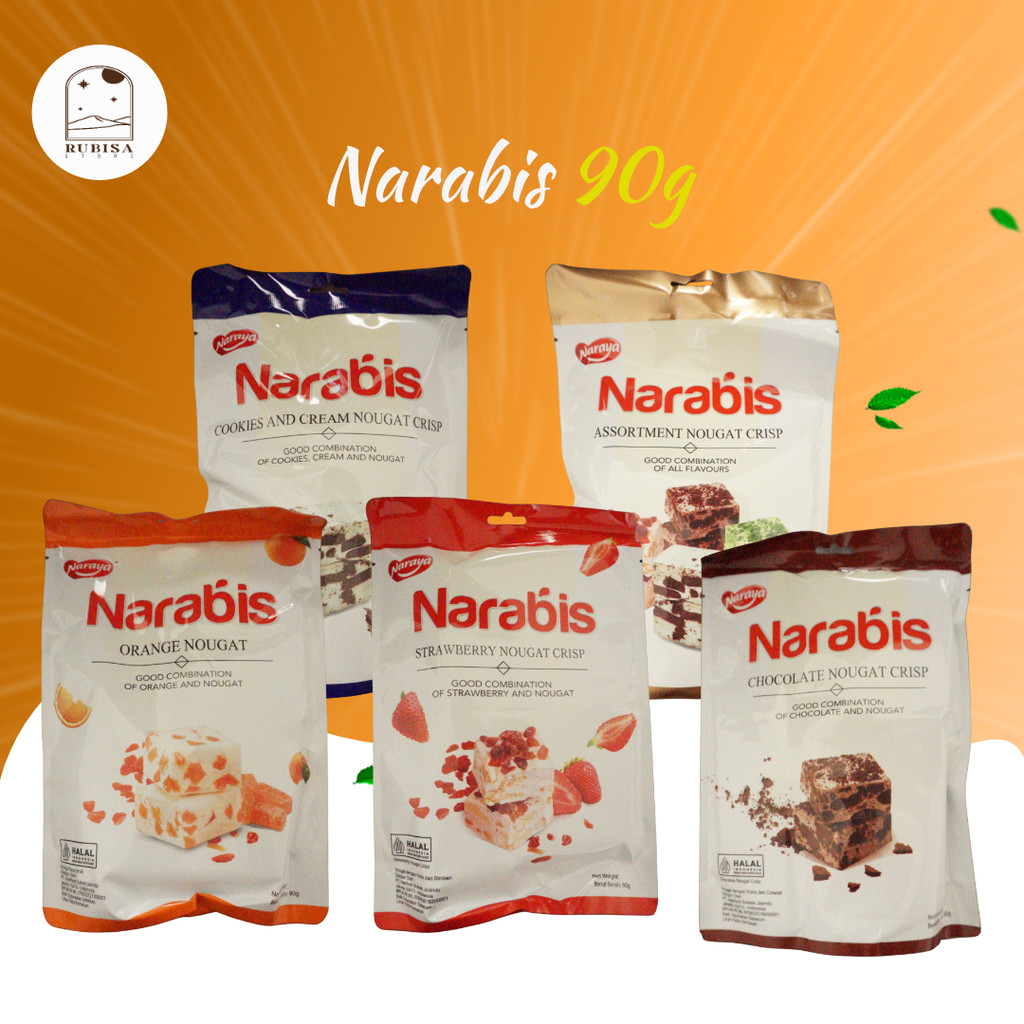 Jual Naraya - Narabis Nougat Crisp 90g | Shopee Indonesia