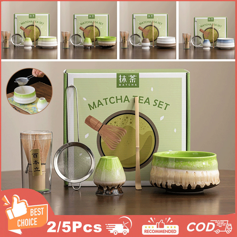 Jual 5Pcs Alat Matcha Making Set Matcha Bowl Keramik /Pengaduk Matcha ...