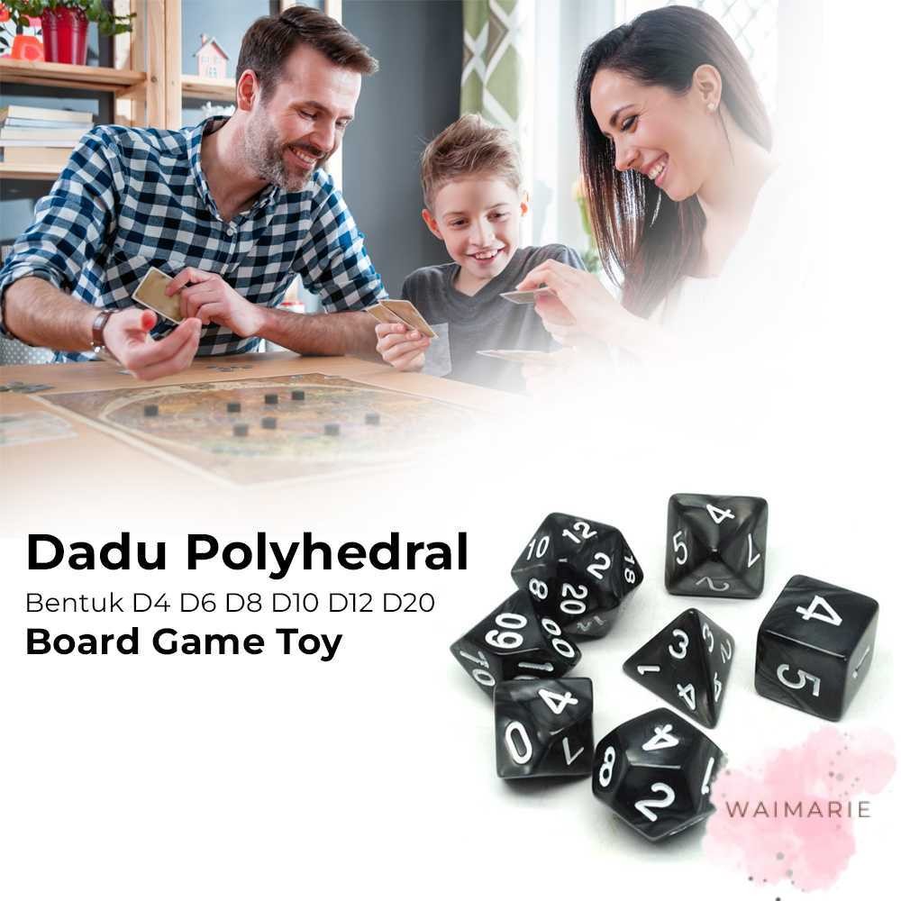 Jual Dadu Dungeons & Dragons Polyhedral Board Game Dice Set | Shopee ...