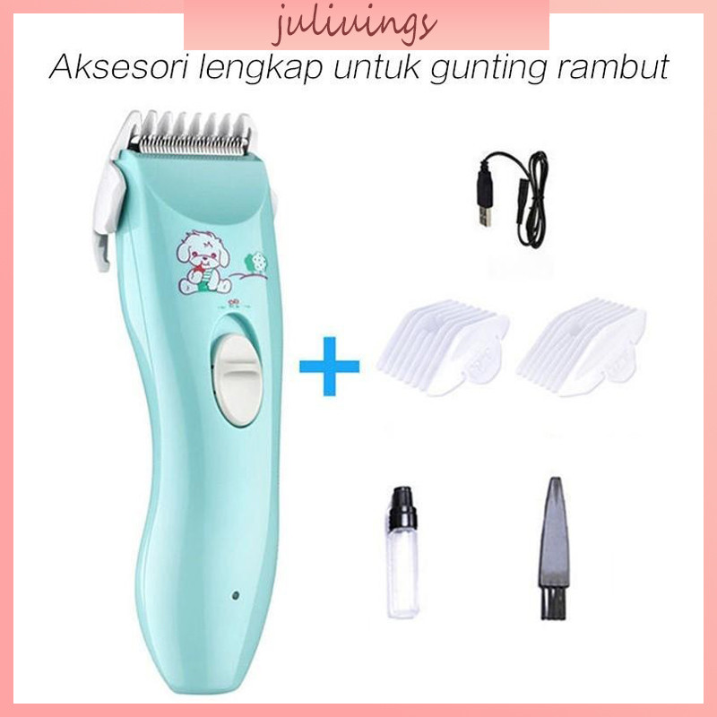 Jual Baby Hair Clipper Alat Cukur Rambut Bayi Anak Lengkap Mudah untuk ...