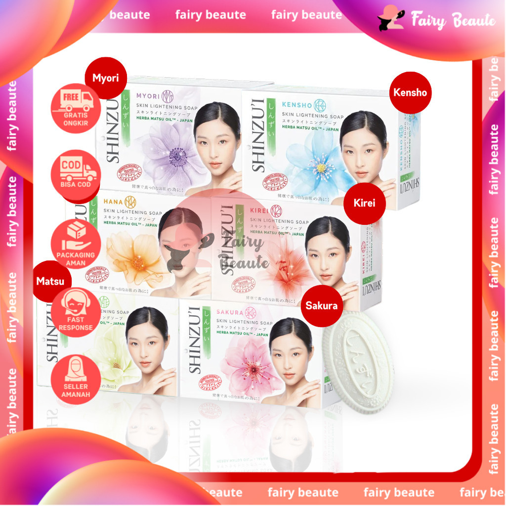 Jual Shinzui Sabun Batang 80gr | Shinzui Bar Soap Hana Kensho Kirei ...