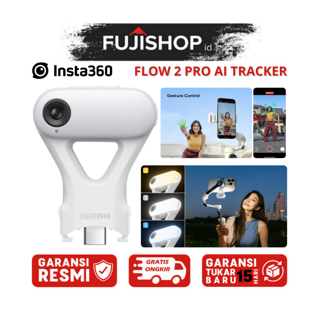 Jual Insta360 Flow 2 Pro AI Tracker / Insta360 AI Tracker Flow 2 Pro | Shopee Indonesia