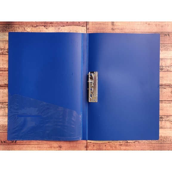 Jual Map Plastik Folio Jepit/Map Clip File 315 - Biru | Shopee Indonesia