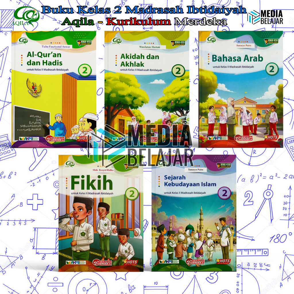 Jual Buku Kelas 2 SD/MI Madrasah Ibtidaiyah Kurikulum Merdeka Aqila Tiga Serangkai Revisi ...