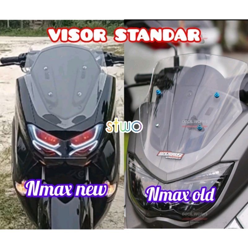 Jual Visor Windshield Model Standar Bening New Nmax 2020-2024 Visor ...
