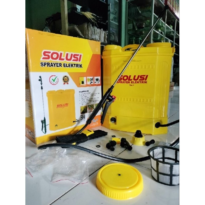 Jual Tangki Sprayer Solusi Elektrik kapasitas 16 liter tangki semprot ...
