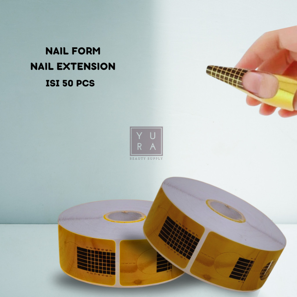 Jual NAIL FORM isi 50 Pcs EXTENSION ACRYLIC/Nail Art Extension /Nail ...