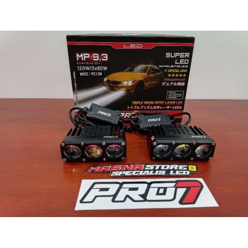 Jual PRO7 MP9.3 MINI PROJECTOR 3 MATA MINI LASER PRO7 | Shopee Indonesia