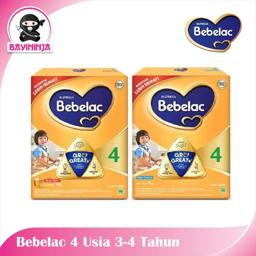 Jual Bebelac 4 Susu Pertumbuhan Anak Usia 3-4 Tahun 1 Kg | Shopee Indonesia
