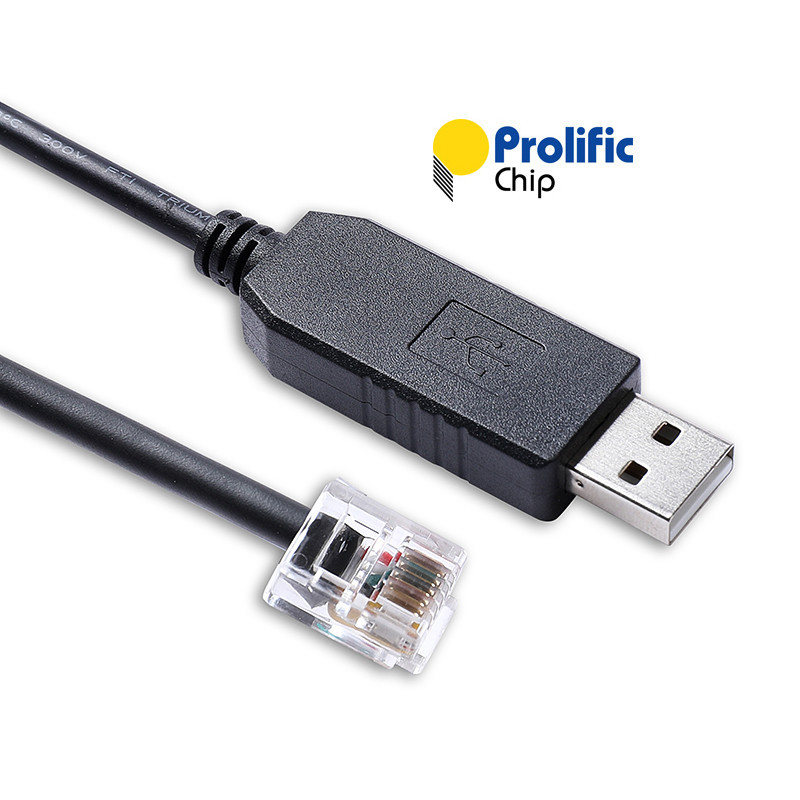 Jual Prolific PL2303GT USB RS232 Serial to RJ11 6P6C Communication ...