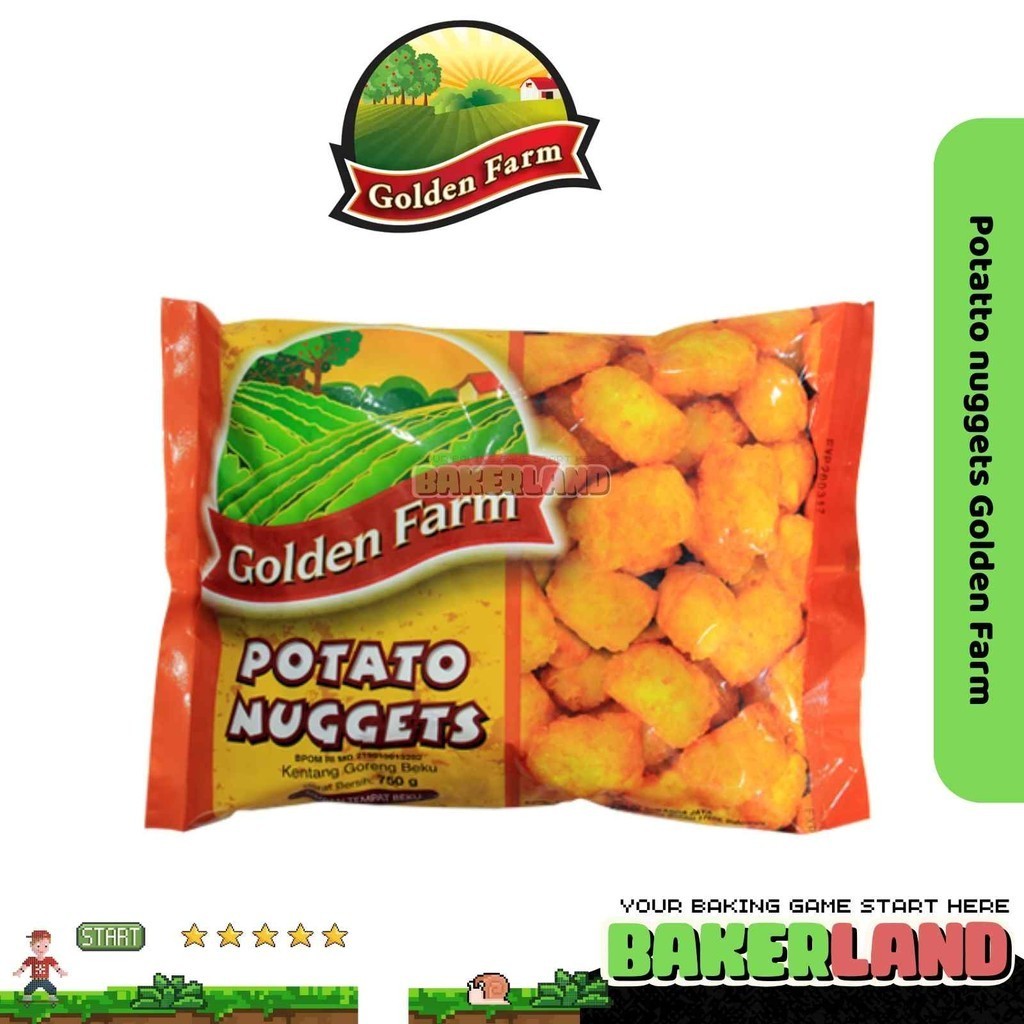Jual Golden Farm Potato Nugget 750G / Nugget Kentang / Potato Nuggets ...