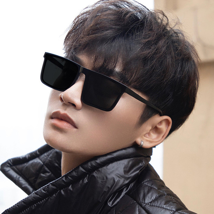 Jual Classic Sunglasses Square Frame Driving Shades for Men | Shopee ...