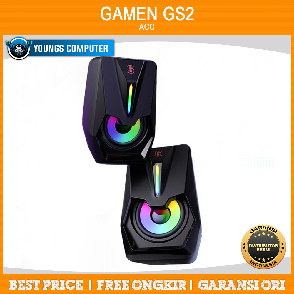 Jual SPEAKER GAMEN GS2 RGB Gaming Multimedia PC Laptop | Shopee Indonesia