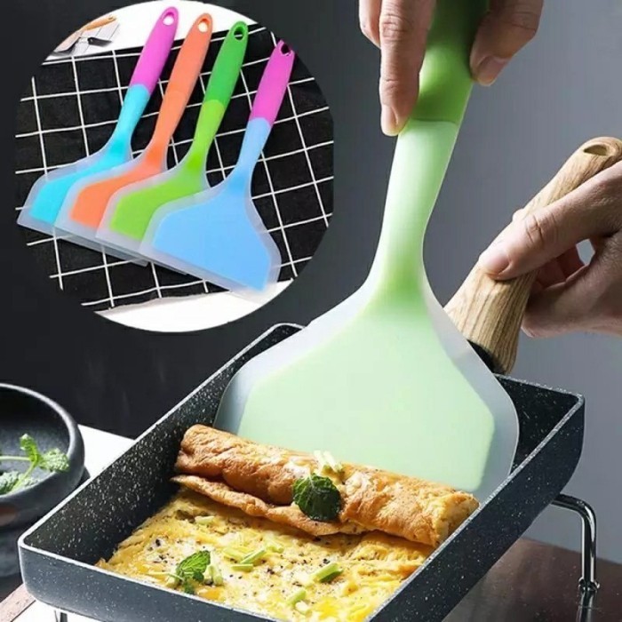 Jual Spatula Masak Tamagoyaki /Spatula Silikon Super Murah - TAMAGOYAKI ...