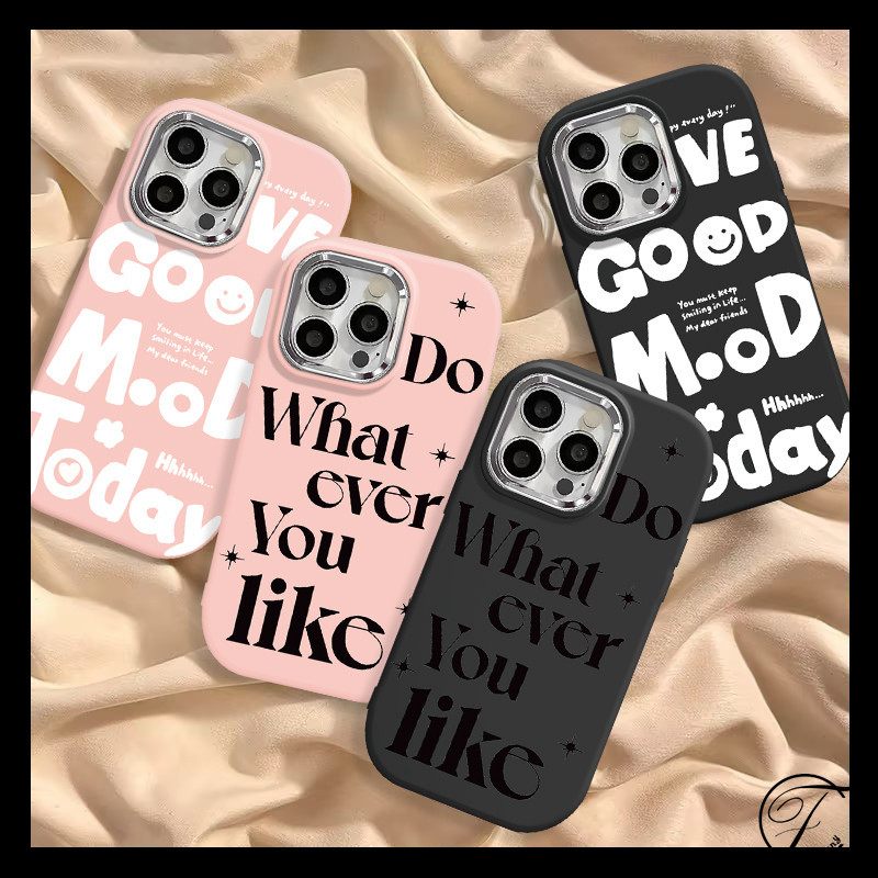Jual Casing Lembut Huruf Inggris Suasana Hati Baik Senyum Sederhana ...