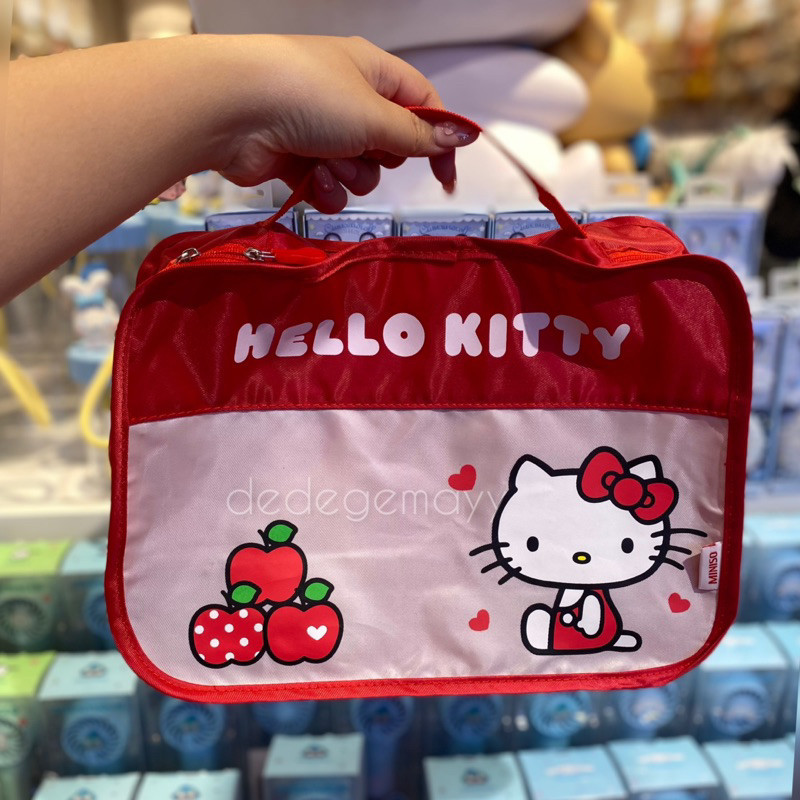 Jual Miniso x Sanrio - Travel Bag Pouch Hello Kitty Isi 3 Pcs | Shopee ...