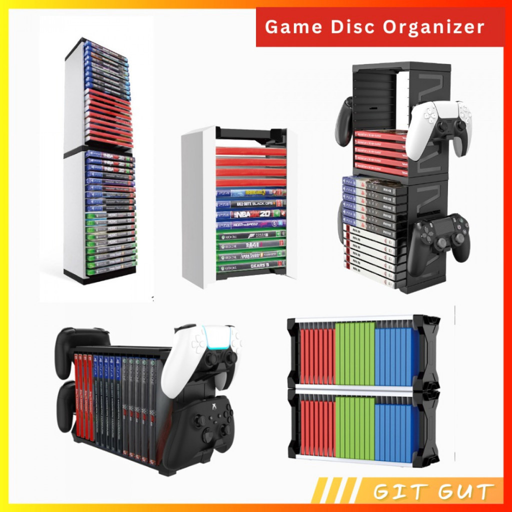 Jual Rak Penyimpanan Storage stand Holder Kaset Game CD BD PS4 PS5 Xbox ...