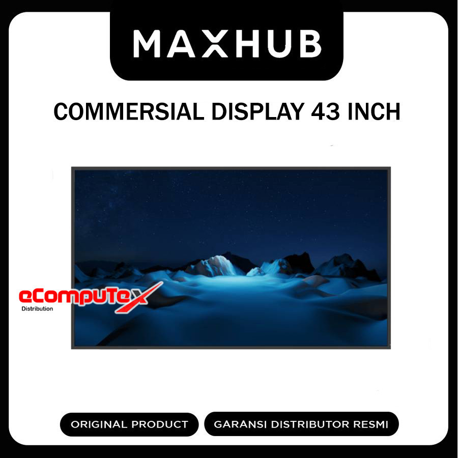 Jual MAXHUB 4K COMMERCIAL DISPLAY 43" CMA SERIES ND43CMA | Shopee Indonesia