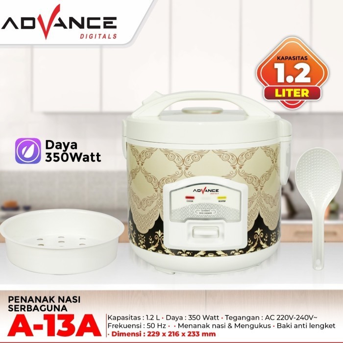 Jual Rice Cooker / Magic Com / Penanak Nasi A-13 Advance - A-13A ...