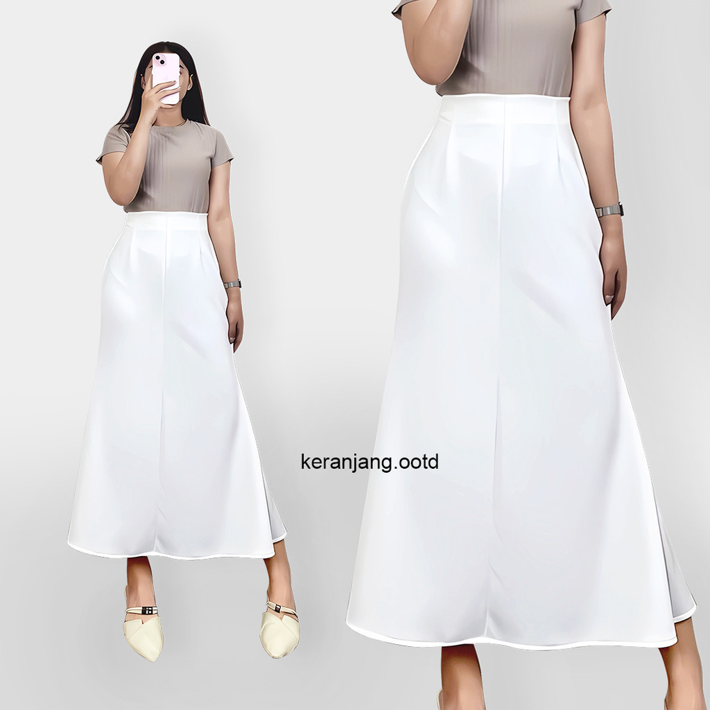 Jual Lunar Mermaid Skirt - Mermaid Skirt - Rok Flare Wanita - Rok ...
