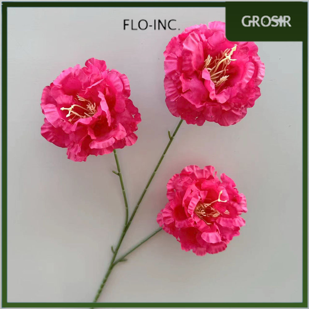 Jual FLO-INC. - C09 RONG 65cm Artificial Bunga Mawar 3 Cabang 3 Kuntum ...