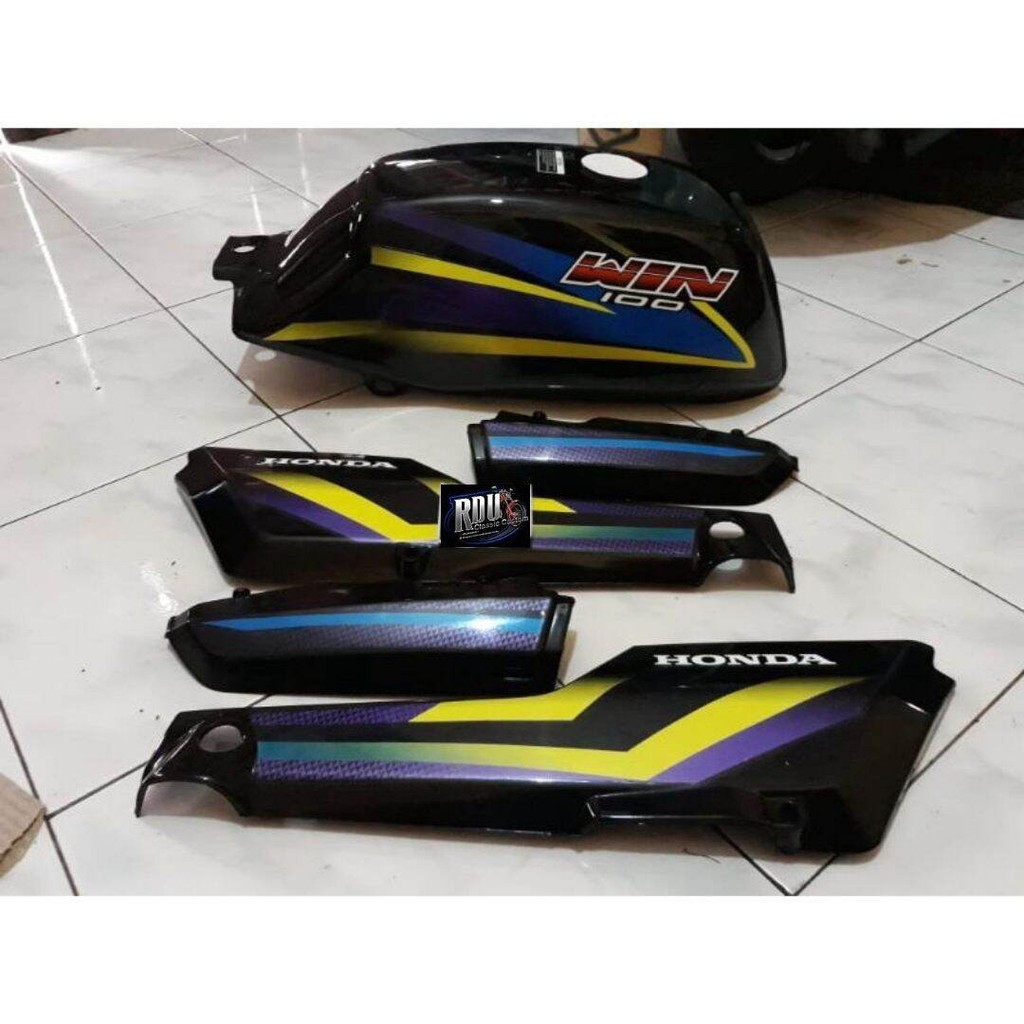 Jual tangki dan body lengkap honda win plus striping | Shopee Indonesia