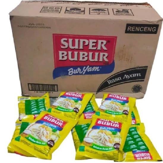Jual Buryam Super Bubur / Buryam Renceng / 1 Dus / 12 Renceng | Shopee ...