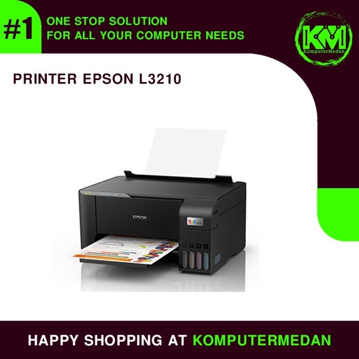 Jual Epson EcoTank L3210 A4 All-in-One Ink Tank Printer | Shopee Indonesia