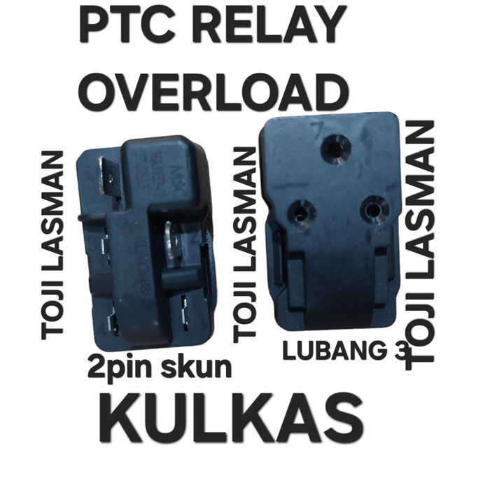 Jual ptc relay relai kompresor kulkas showcase 100% original ori ...