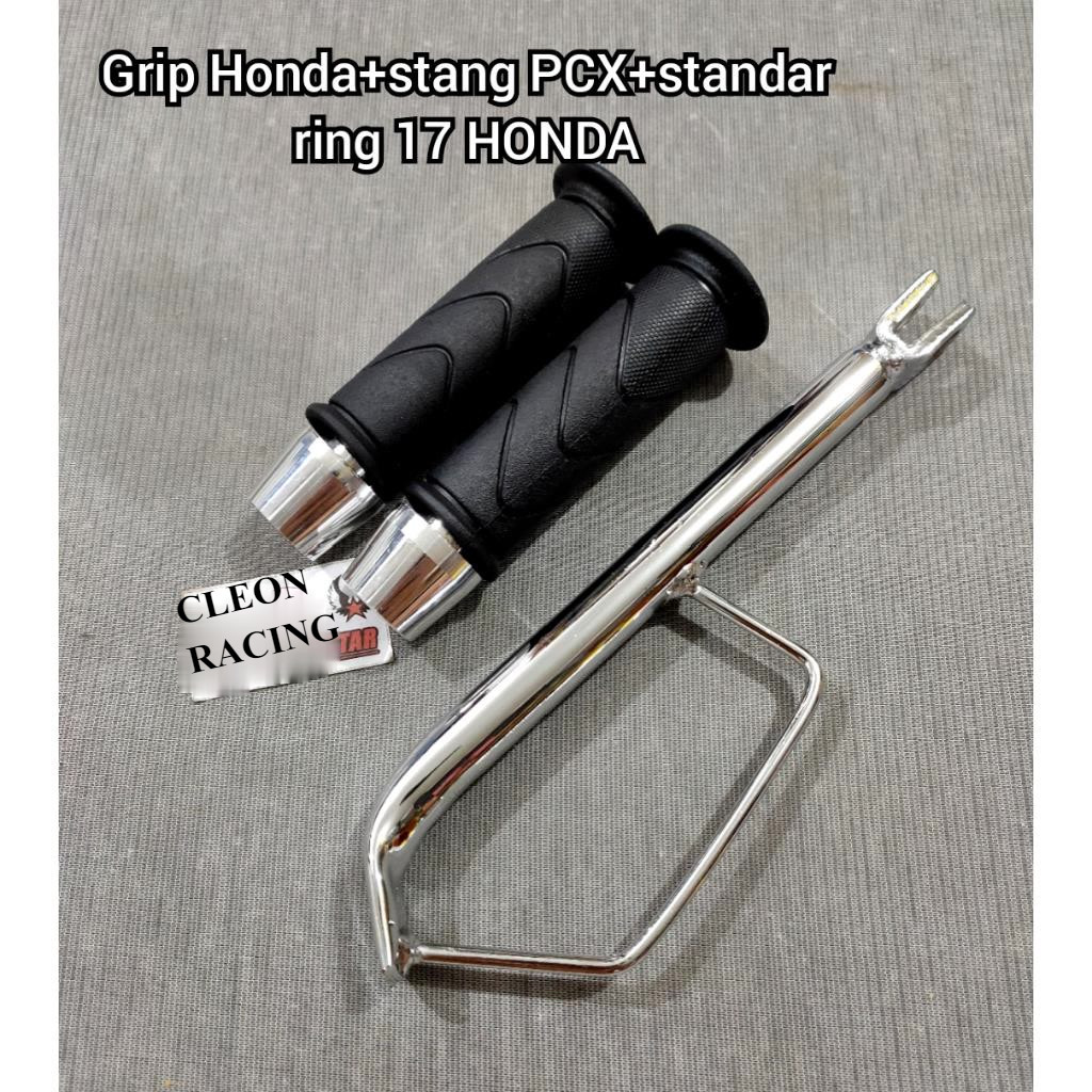Jual PAKET grip honda+jalu pcx+Standar Samping Standar Satu Ring 17 ...