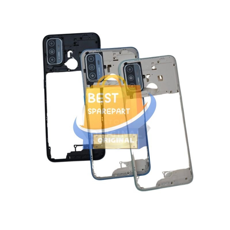 Jual Tulang Tengah Bezel - Bezzel Oppo A53 / A33 2020 Midde Frame ...