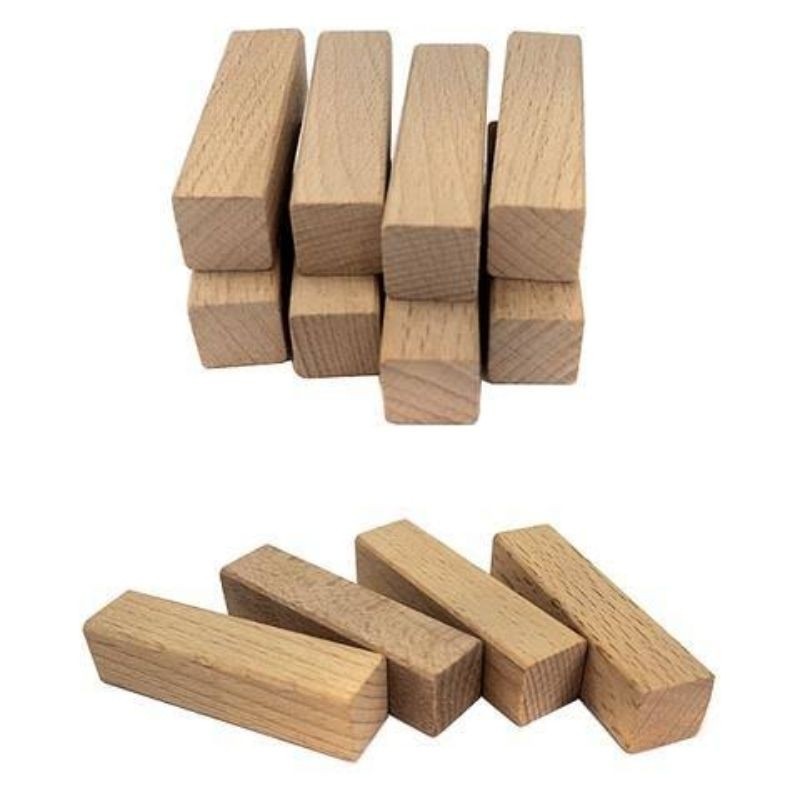 Jual balok kayu / block kayu / kayu persegi panjang / wooden 2x2x9 cm ...