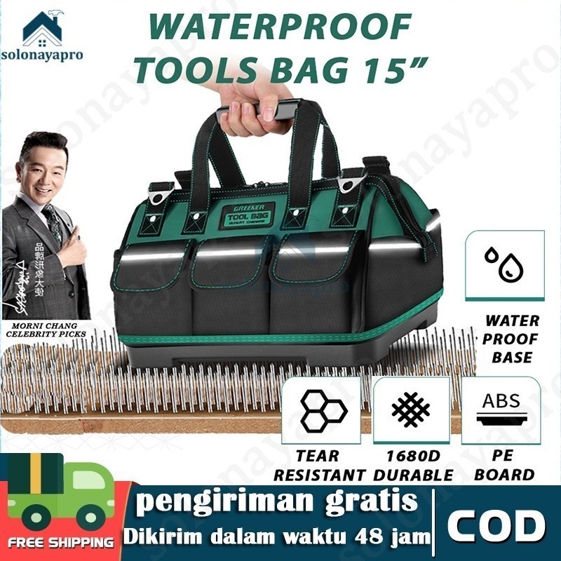 Jual GREENER Tool Bags/Tas alat 13/14/16/18 inci tebal bahan kain ...