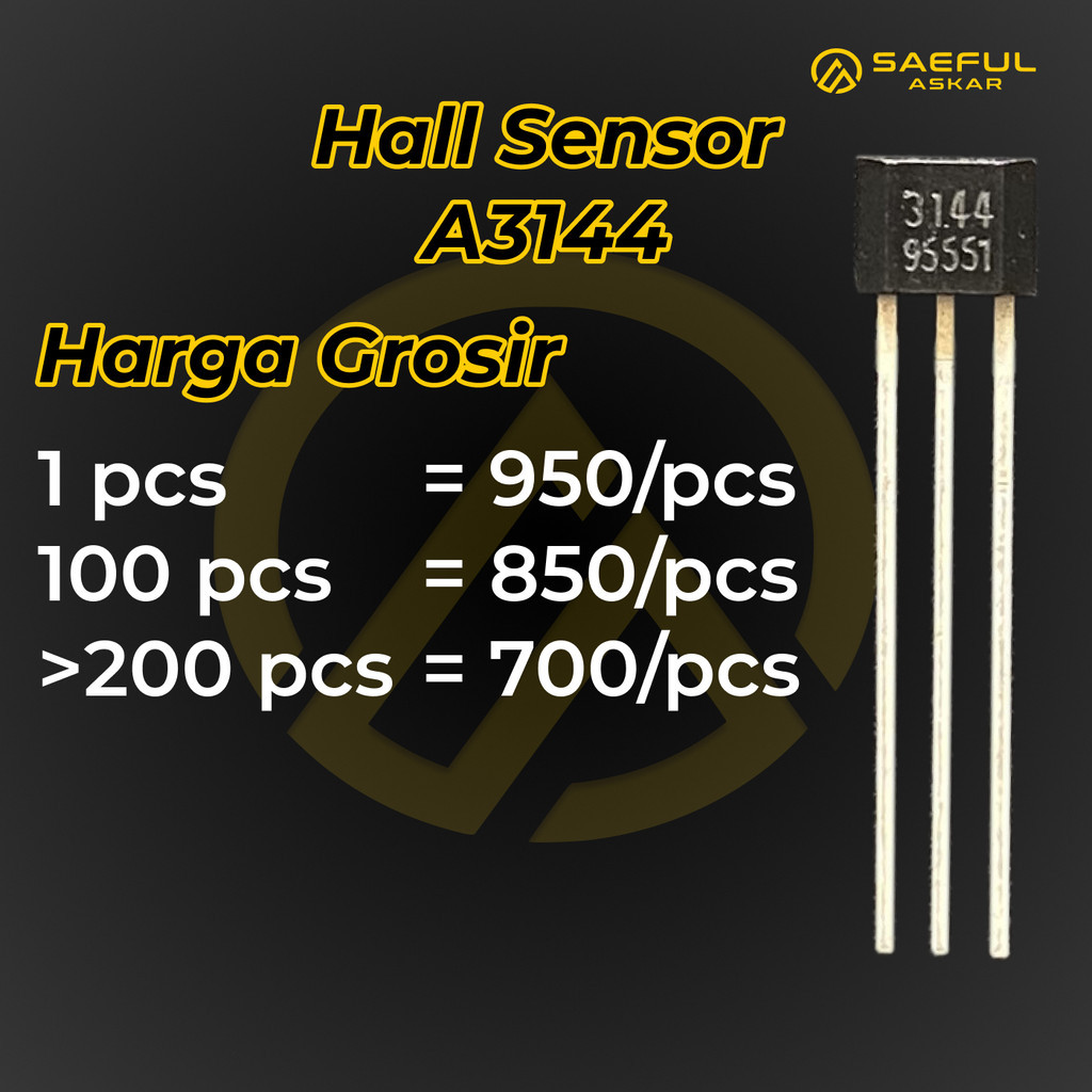 Jual Hall Sensor Effect Magnetic Sensor A3144 Untuk Sepeda Listrik | Shopee Indonesia